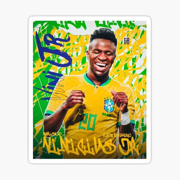 "Wallpaper Vinicius jr " Sticker for Sale by WinFC | Redbubble