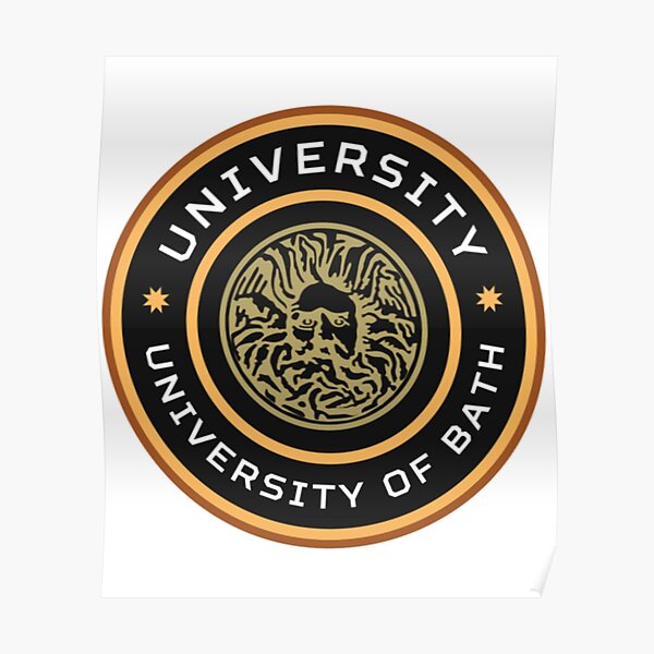 "University of Bath - Logo " Poster for Sale by StudioJornees | Redbubble