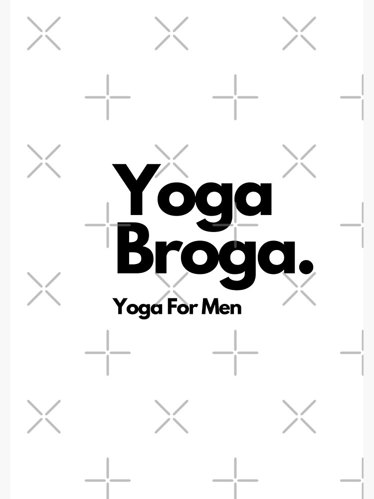 "Yoga Broga, Yoga For Men" Spiral Notebook for Sale by Cultradesign ...