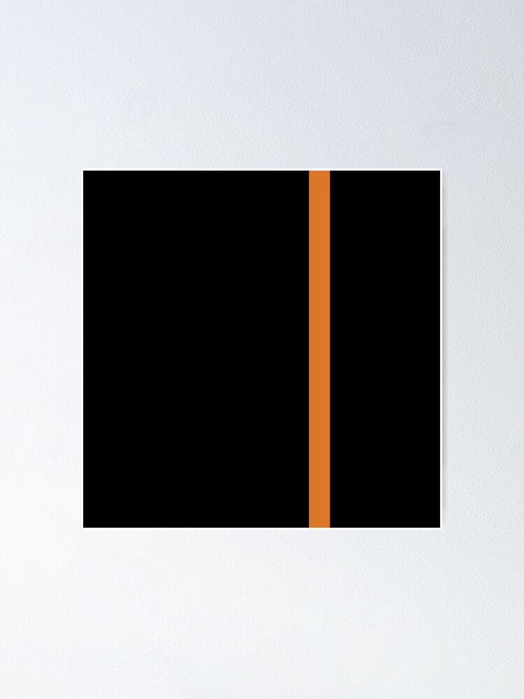 "Search and Rescue Orange Line Symbolic" Poster for Sale by Garaga ...