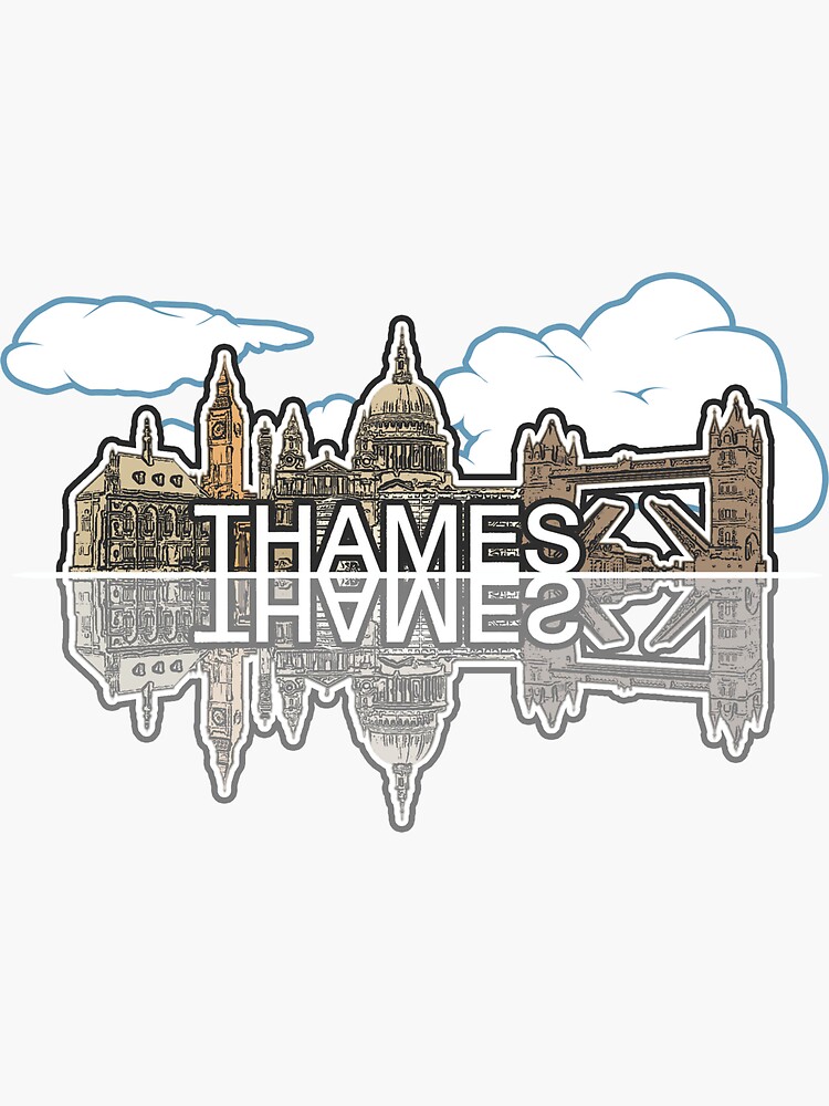 "Thames Television" Sticker for Sale by A-Game | Redbubble