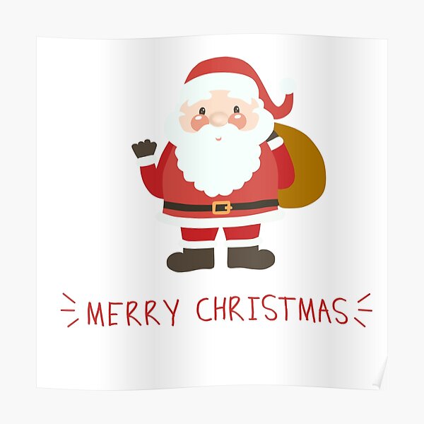 "Santa Claus Christmas " Poster for Sale by sezae31 | Redbubble