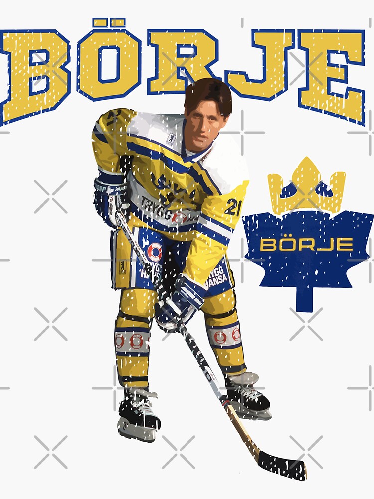 "Börje Salming The King - Borje" Sticker for Sale by CHITO-X | Redbubble