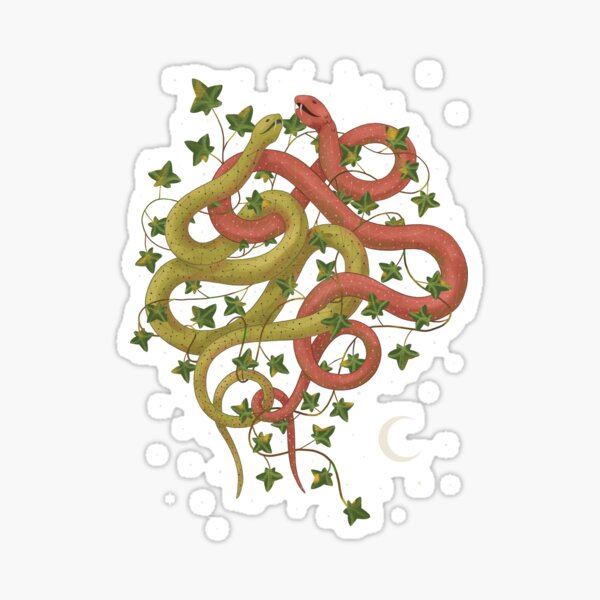 "Snakes" Sticker for Sale by Weirdofox | Redbubble
