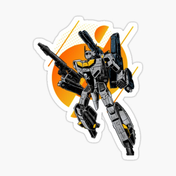 "Macross Robotech" Sticker for Sale by corker7ra | Redbubble