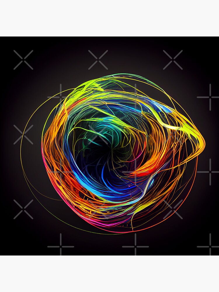 "A Vivid Stunning Ultra-Realistic Multi-Colored Swirling Abstract ...