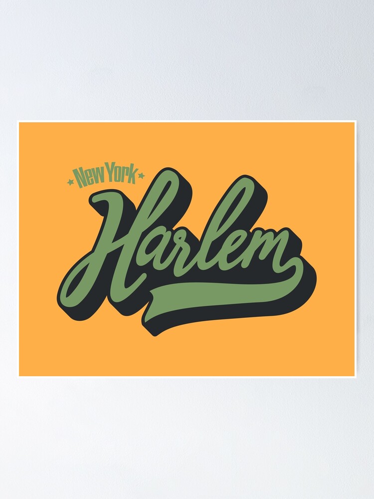 "New York Harlem - Harlem Logo - Harlem Manhattan" Poster for Sale by ...