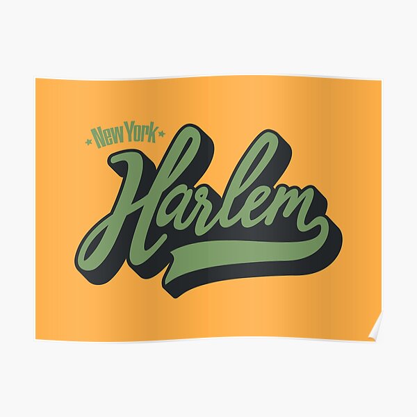 "New York Harlem - Harlem Logo - Harlem Manhattan" Poster for Sale by ...