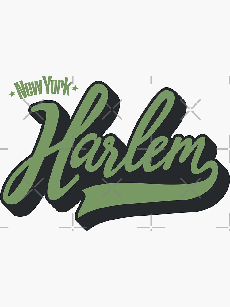 "New York Harlem - Harlem Logo - Harlem Manhattan" Sticker for Sale by ...