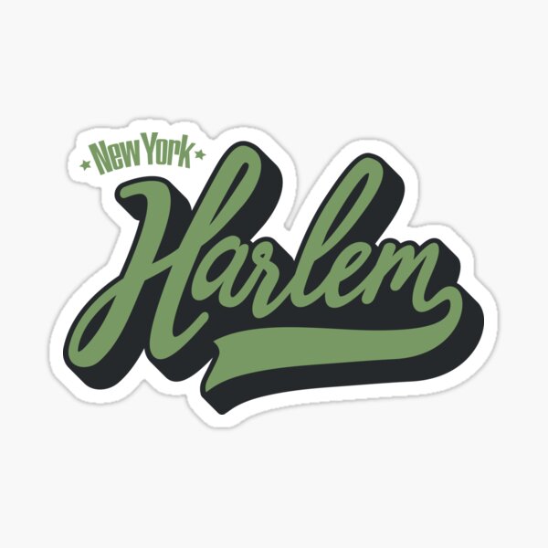 "New York Harlem - Harlem Logo - Harlem Manhattan" Sticker for Sale by ...