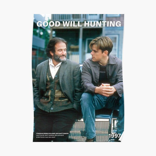 "GOOD WILL HUNTING // movie poster" Poster for Sale by 33ll | Redbubble