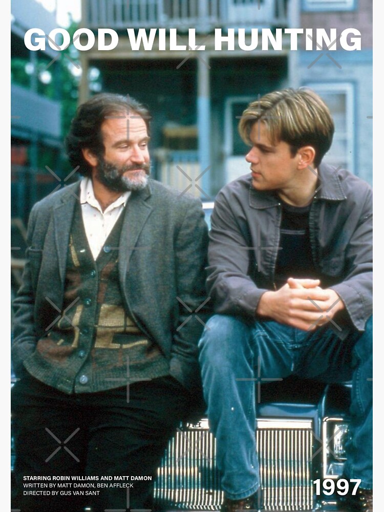 "GOOD WILL HUNTING // movie poster" Sticker for Sale by 33ll | Redbubble