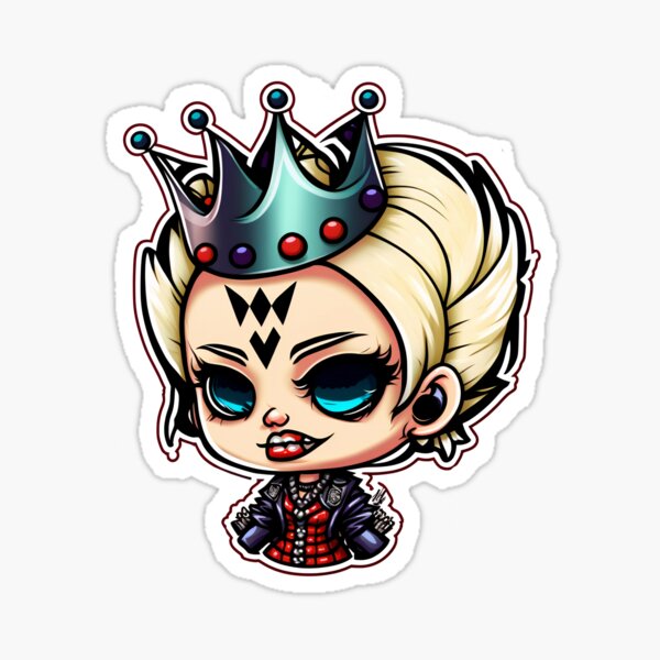 "Chibi Queen" Sticker for Sale by flowinglobe | Redbubble