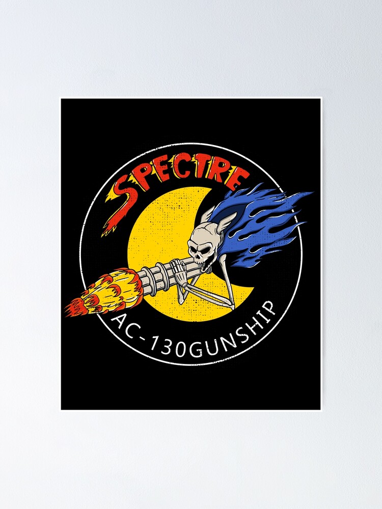 "Vietnam AC-130 Gunship Ghost Aerial Gunner" Poster for Sale by ...