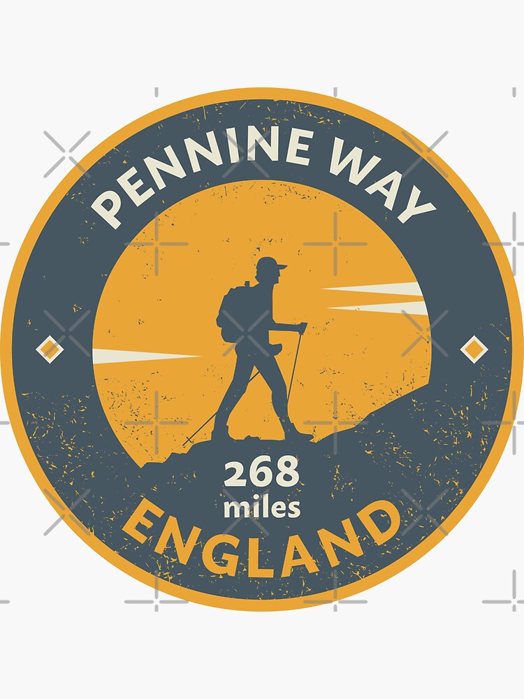 "Pennine Way" Sticker for Sale by studio838 | Redbubble