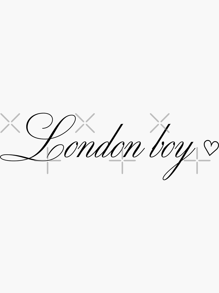 "London boy" Sticker for Sale by kassiopeiia | Redbubble