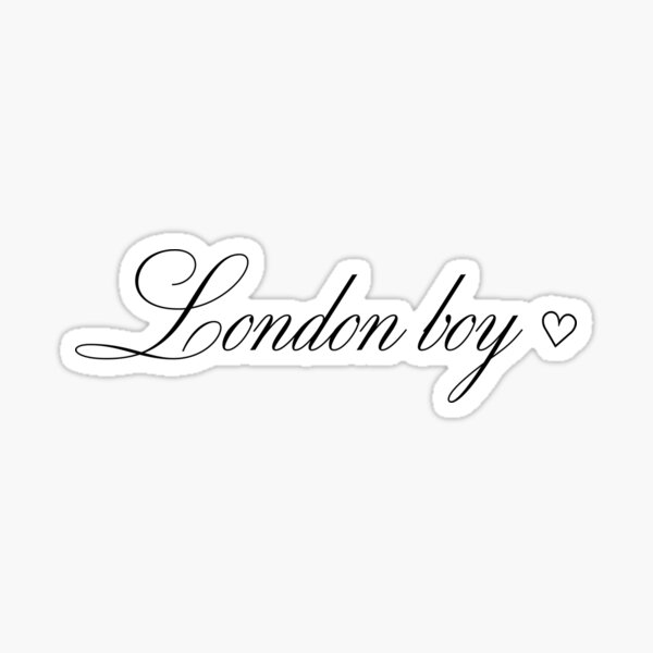 "London boy" Sticker for Sale by kassiopeiia | Redbubble