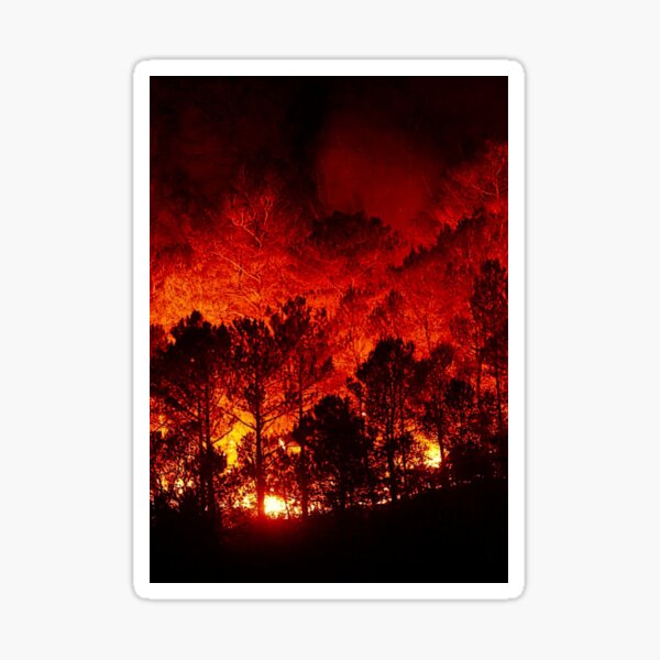 "Hell " Sticker for Sale by PMILART | Redbubble