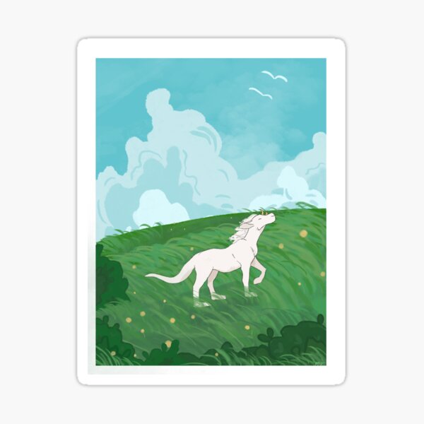 "A Strange Unicorn" Sticker for Sale by mcarasovis | Redbubble