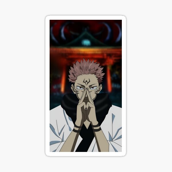"Sukuna" Sticker for Sale by Thebestindesign | Redbubble