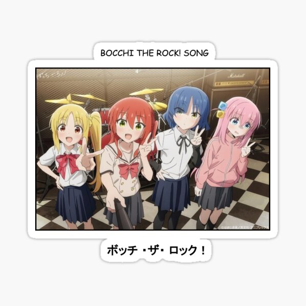 "Bocchi the rock Design" Sticker for Sale by Pengun | Redbubble