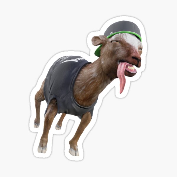"Goat simulator " Sticker for Sale by USAPRIDE22 | Redbubble