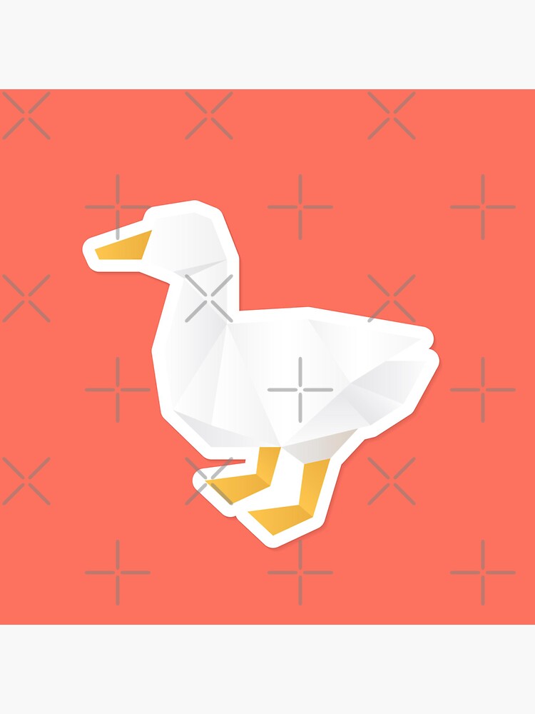 "Duck Origami PaperCut" Sticker for Sale by mr-umaiir | Redbubble