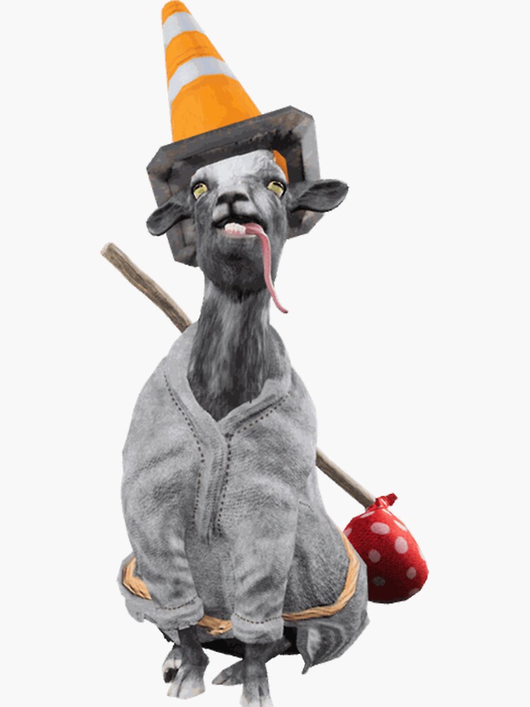 "Goat simulator " Sticker for Sale by USAPRIDE22 | Redbubble