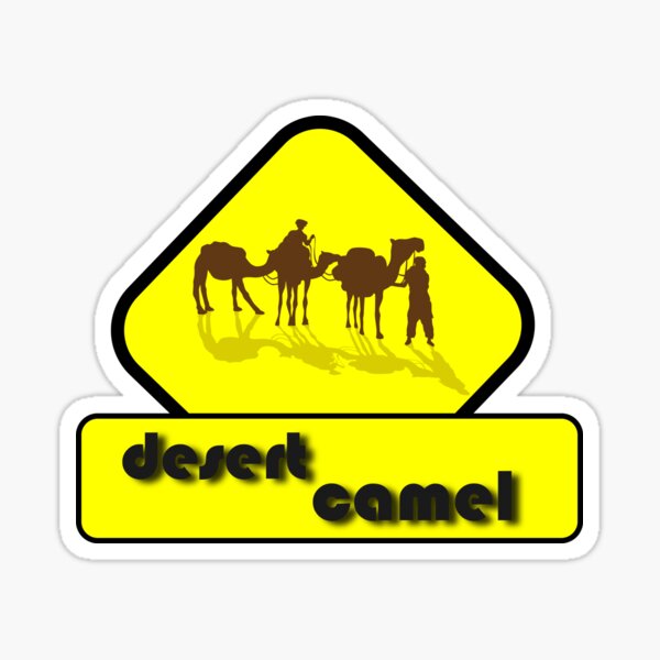 "desert camel" Sticker for Sale by latifnottoxic | Redbubble