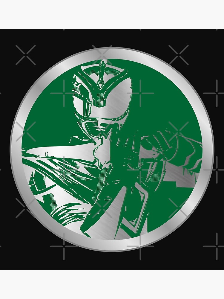 "Green ranger metal logo" Poster for Sale by GejeDesign | Redbubble
