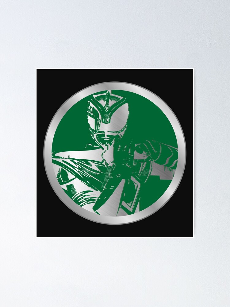 "Green ranger metal logo" Poster for Sale by GejeDesign | Redbubble