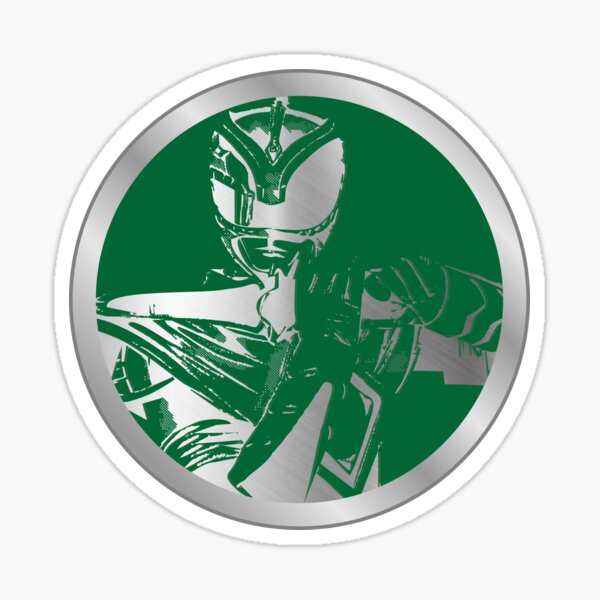 "Green ranger metal logo" Sticker for Sale by GejeDesign | Redbubble