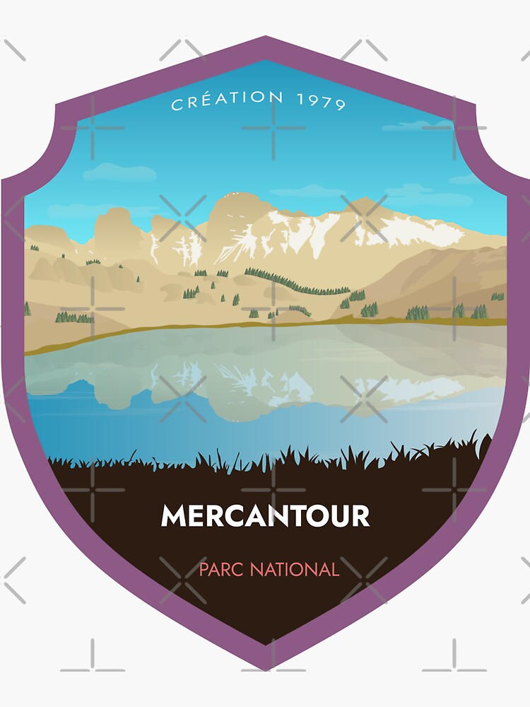 "Parc national du Mercantour (France)" Sticker for Sale by rapazdesigns ...