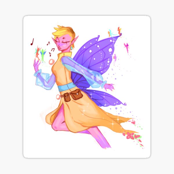 "Fae Faerie Fairy" Sticker for Sale by StarlaHarts | Redbubble