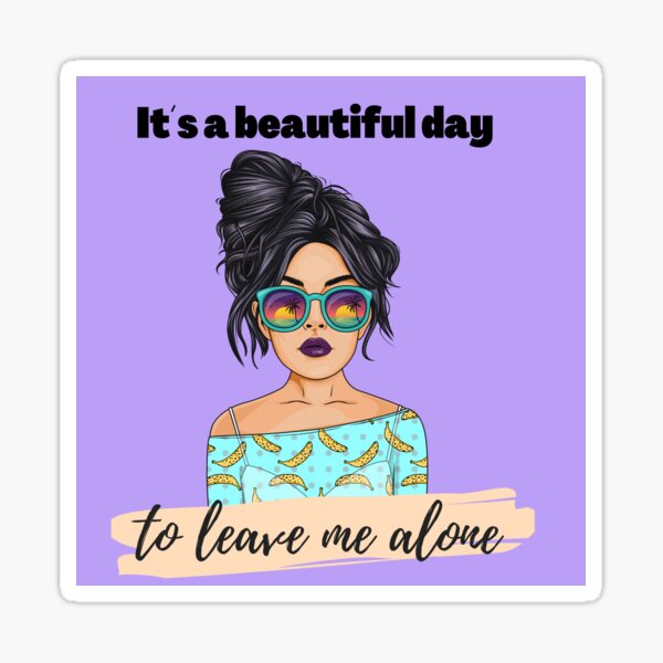 "Introverted girl" Sticker for Sale by cicihri | Redbubble