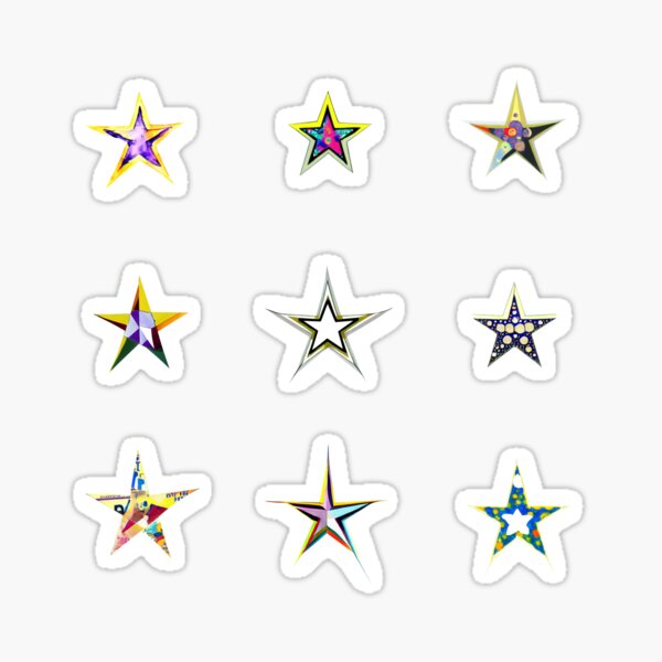 "Stars: Super Star " Sticker for Sale by EBotto1 | Redbubble