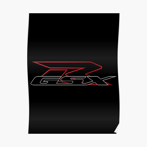 "SUZUKI GSXR LOGO" Poster for Sale by MOON--STONE | Redbubble