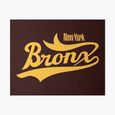 "New York Bronx, New York Bronx lettering, Bronx logo" Art Board Print ...
