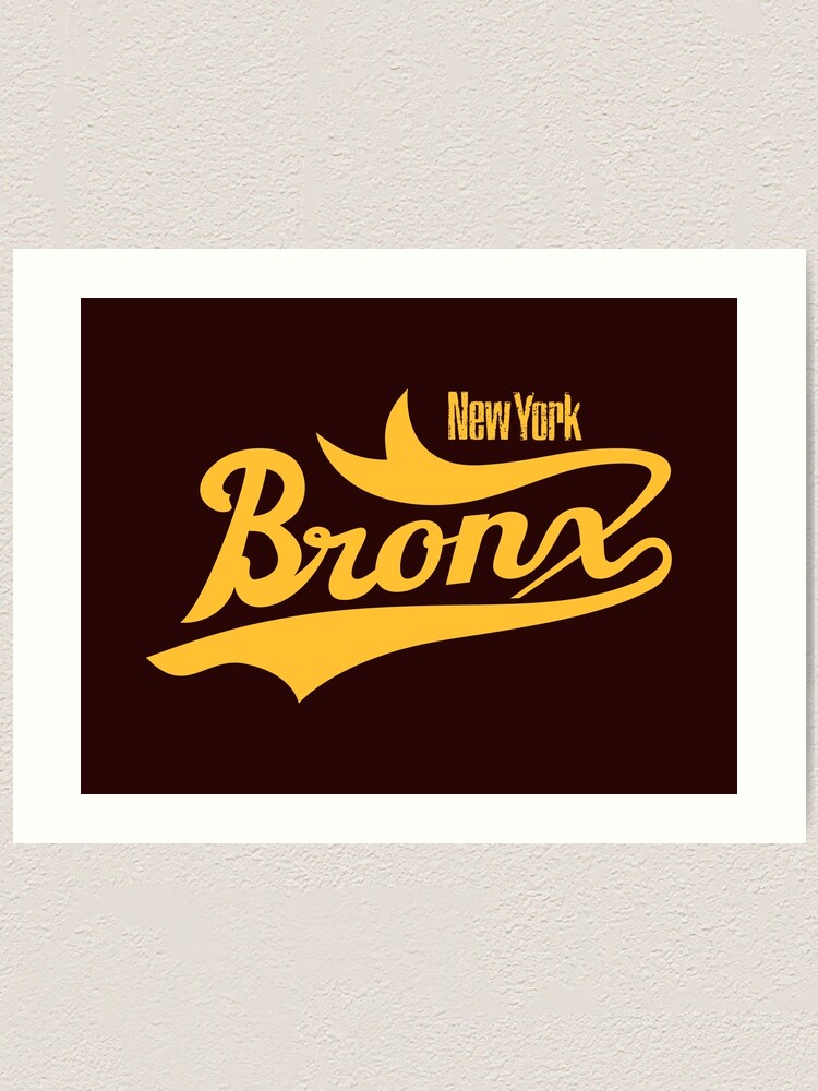 "New York Bronx, New York Bronx lettering, Bronx logo" Art Print for ...