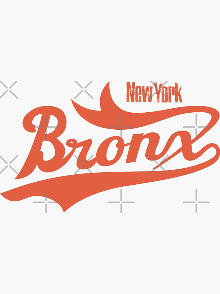 "New York Bronx, New York Bronx lettering, Bronx logo" Sticker for Sale ...