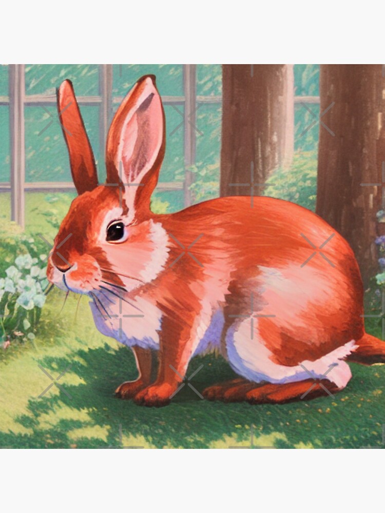 "Vintage Rabbit Lop Eared Bunny Rescuer Wild Rabbits Activist" Sticker ...