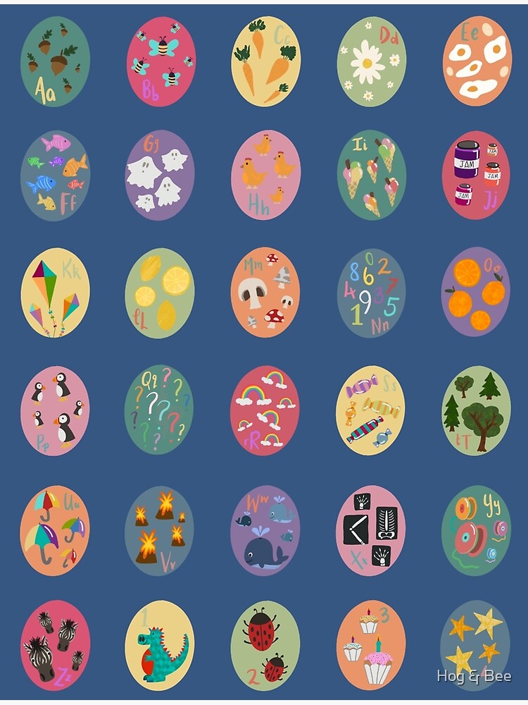 "Bubble ABC" Poster for Sale by HoltDoodles | Redbubble