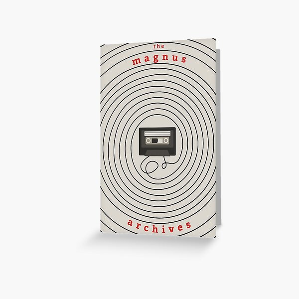 "The Magnus Archives Design" Greeting Card for Sale by VintageWindow ...