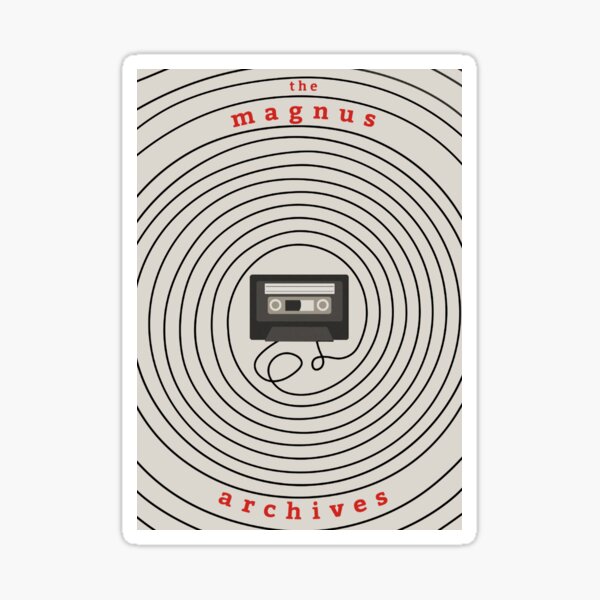 "The Magnus Archives Design" Sticker for Sale by VintageWindow | Redbubble