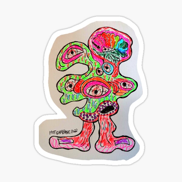"Creature 5" Sticker for Sale by DiscordDreams | Redbubble