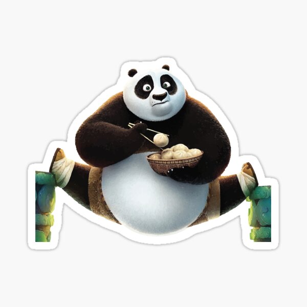 "FUN FOOD PANDA!" Sticker for Sale by animated69 | Redbubble