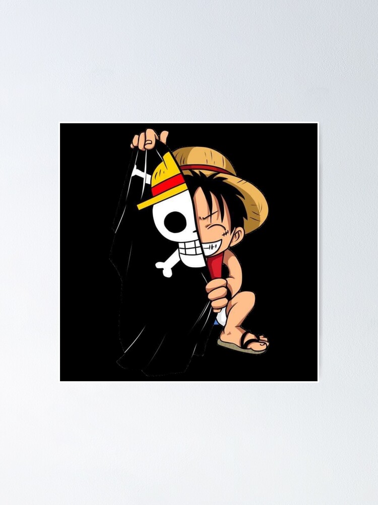 "Luffy Smiling One Piece" Poster for Sale by Sssd22 | Redbubble
