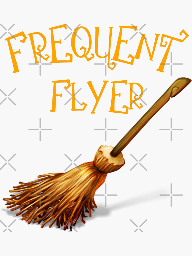 "Frequent Flyer " Sticker for Sale by Studioapartment | Redbubble