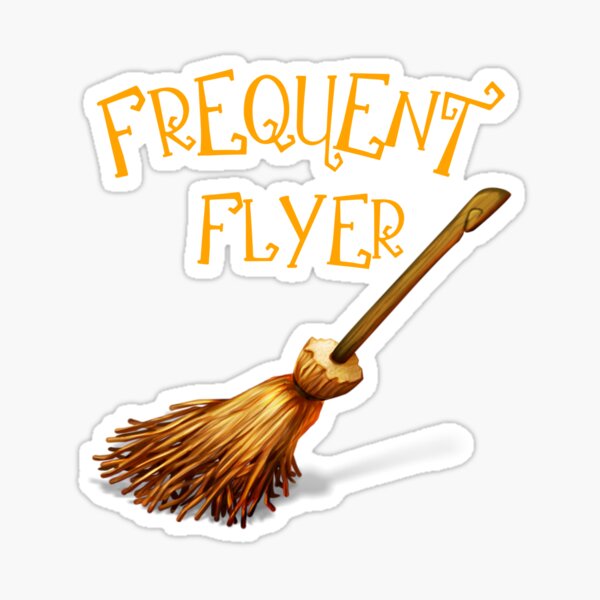 "Frequent Flyer " Sticker for Sale by Studioapartment | Redbubble