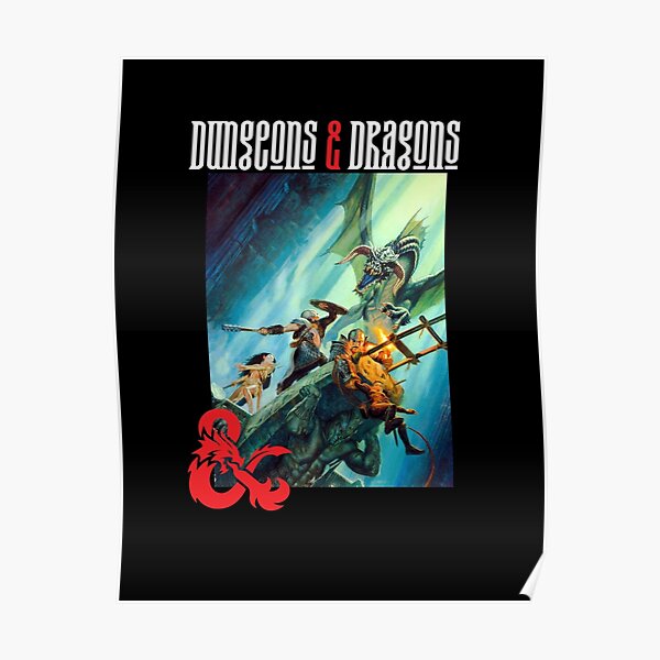 "dungeons and dragons " Poster for Sale by Splinter300 | Redbubble